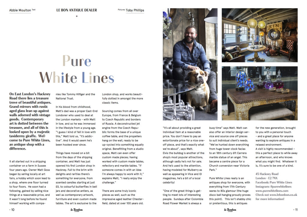 Magazine LeBonbon - Pure White Lines