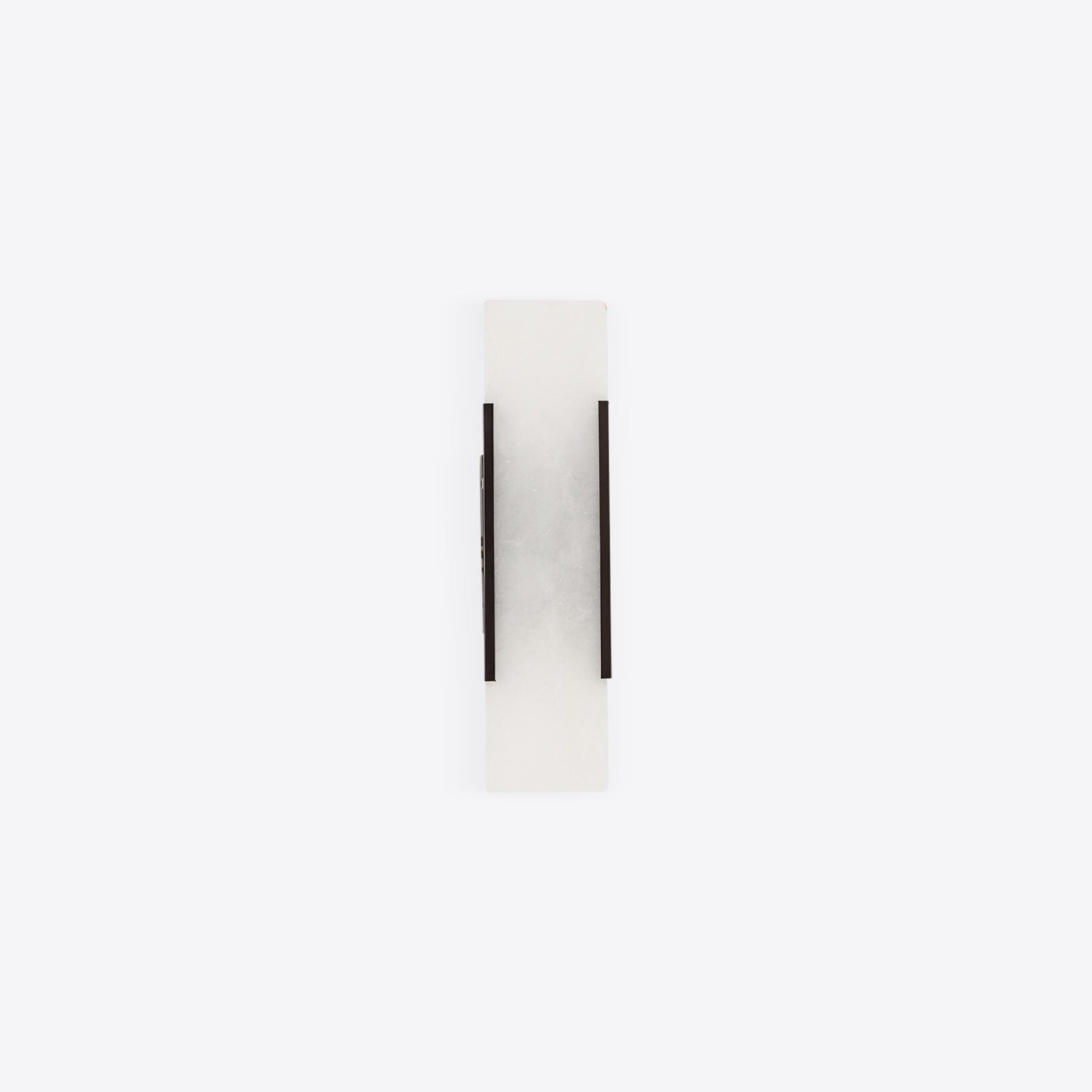Mosman Bronze Linear Wall Sconce - alabaster wall light