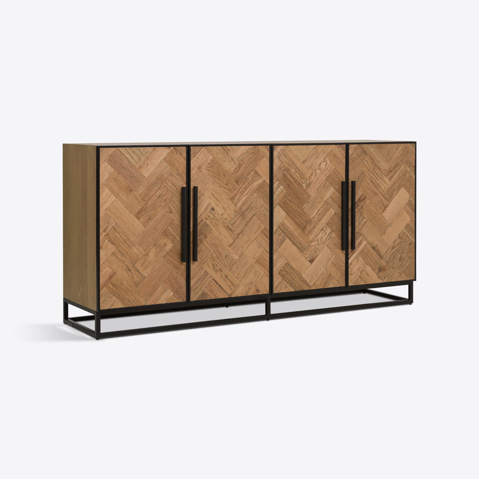 York Natural Oak Sideboard - Pure White Lines