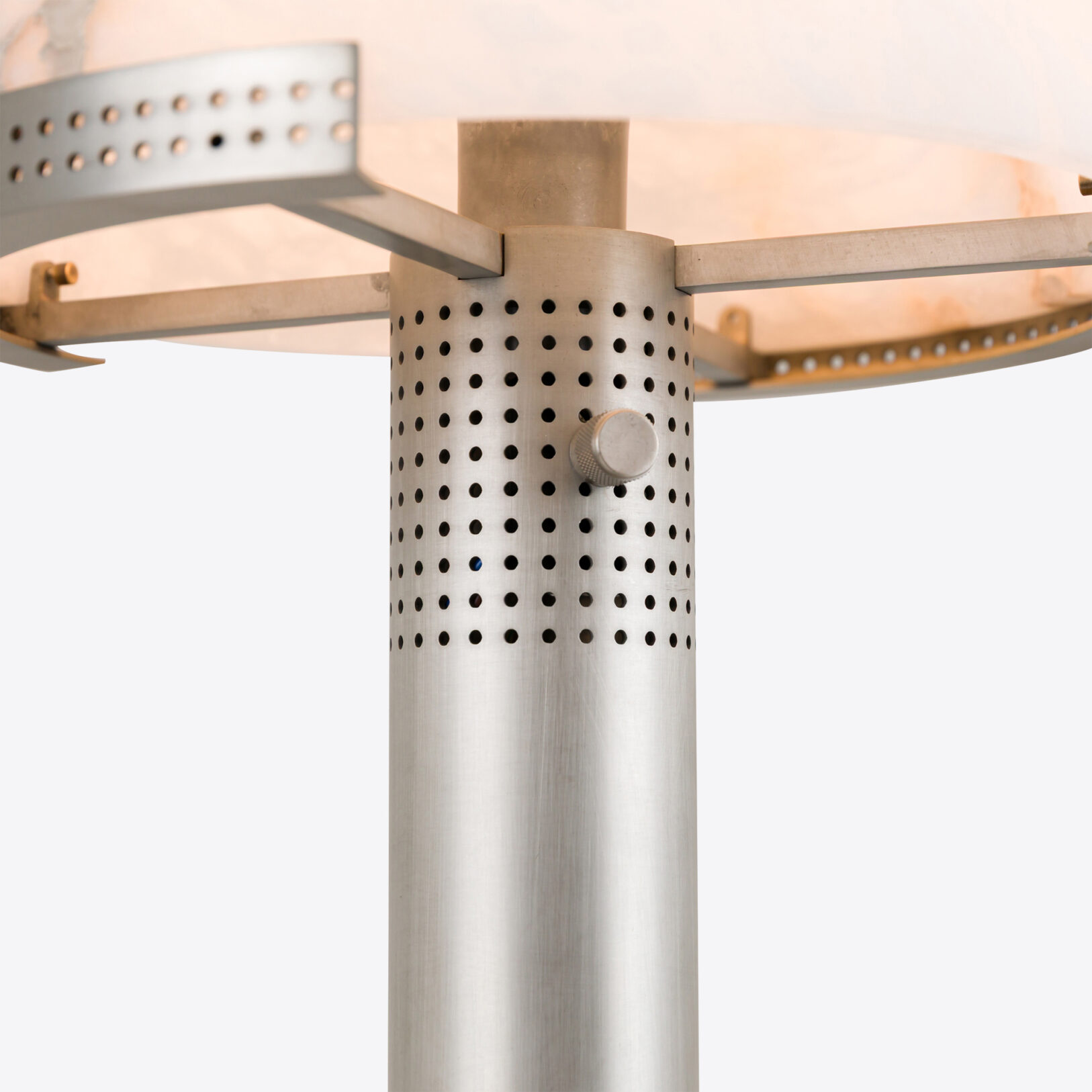 Bronx Table lamp - Vintage Silver - Pure White Lines